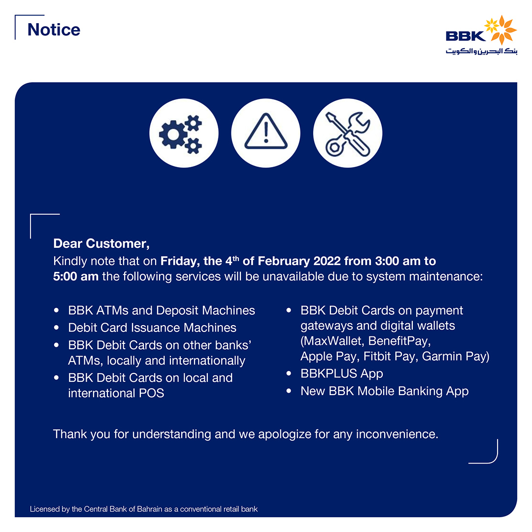 Important Notice | BBK