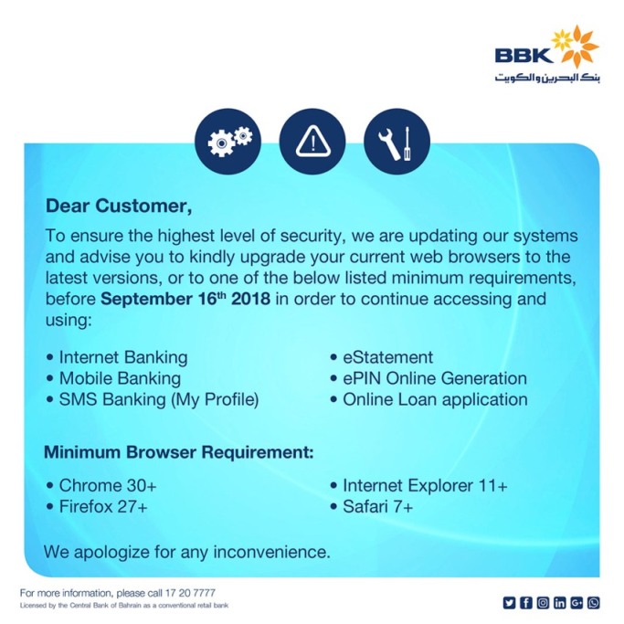 Important Notice | BBK